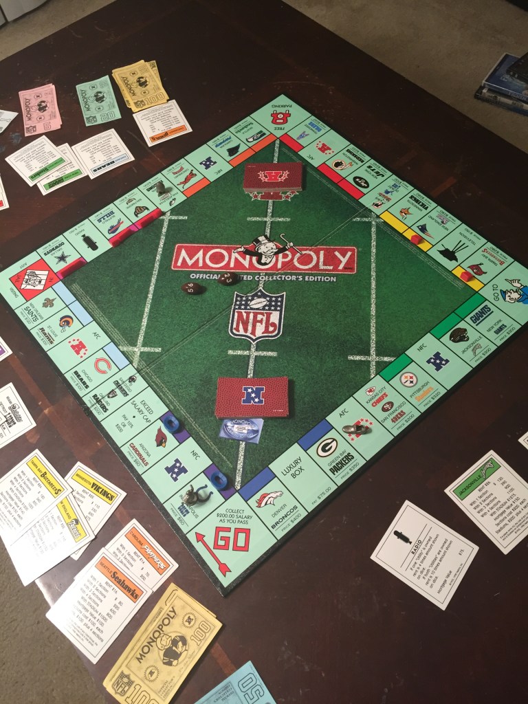 Board Game of the Week- NFL 1998 Monopoly | The Boardwalk Games